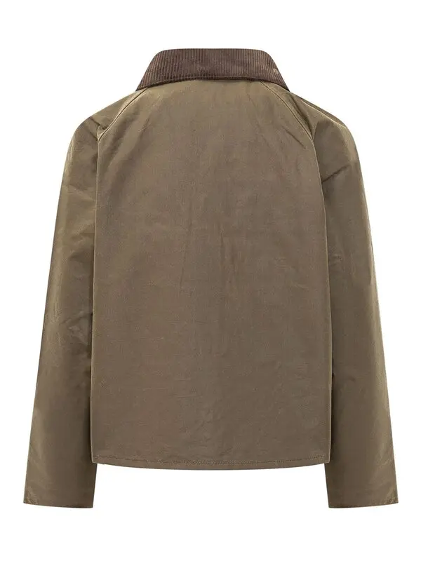 Barbour Cropped Waxfinish Field Jacket