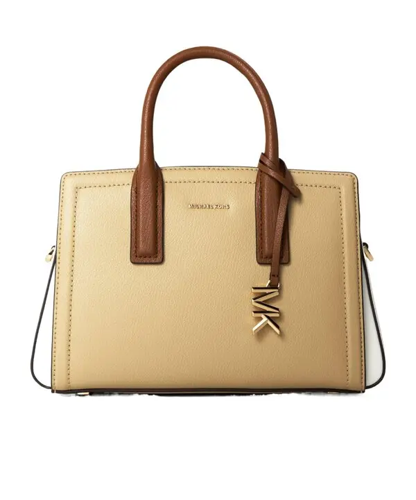 Michael Kors Color Block Handle Bag - Nude