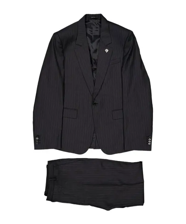 Gucci Pinstripe Suit - Black