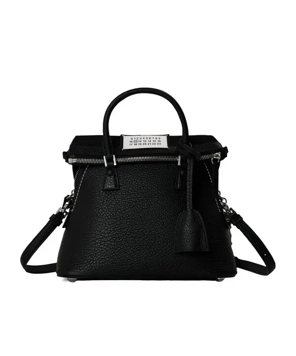 MAISON MARGIELA Solid Color Crossbody Bag - Black
