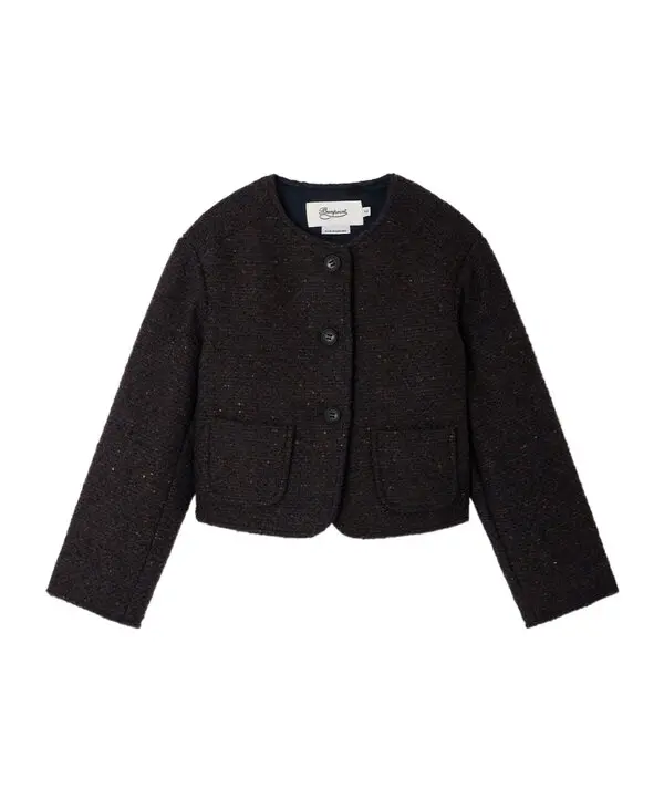 Bonpoint Tabitha Button-down Jacket - Brown