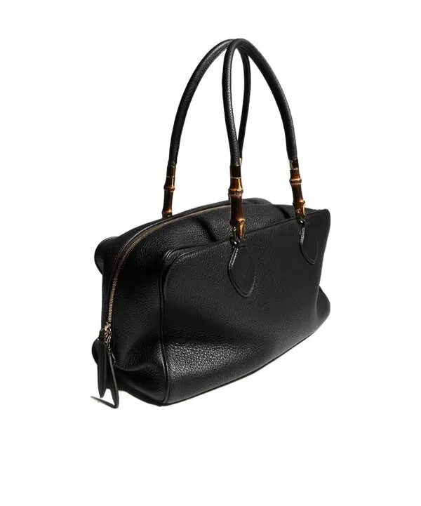 Gucci Large Boston Bag With Bamboo