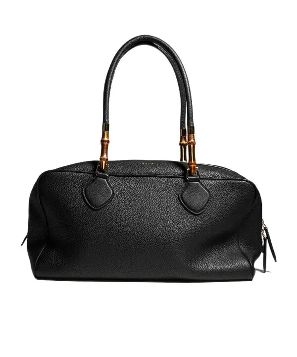 Gucci Large Boston Bag With Bamboo