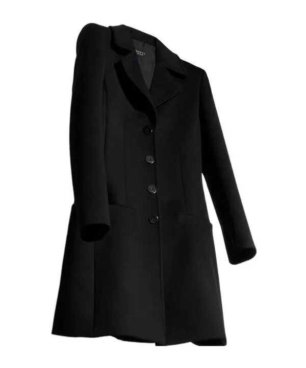 Gucci Tailored Coat With Engraved Details
