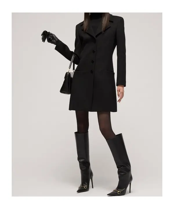 Gucci Tailored Coat With Engraved Details
