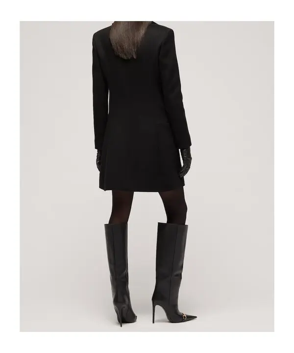 Gucci Tailored Coat With Engraved Details
