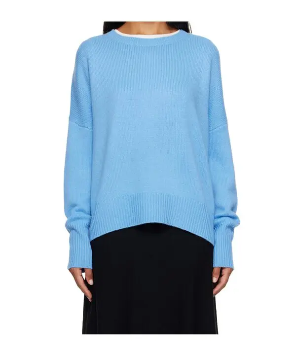LISA YANG Mila Ribbed-knit Crew-neck Sweater