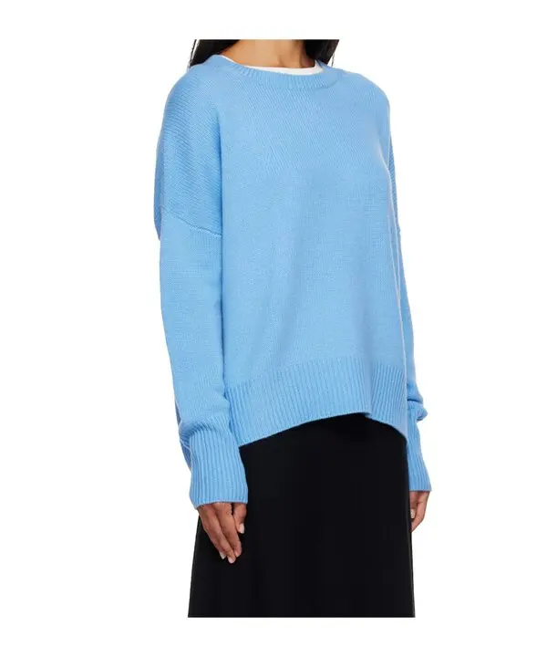 LISA YANG Mila Ribbed-knit Crew-neck Sweater