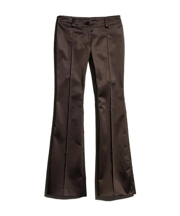 Gucci Stretch Acetate Duchesse Pants - Dark Brown