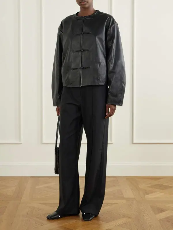 ST. AGNI Leather Jacket
