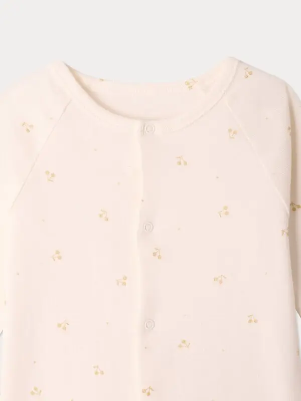 Bonpoint Cherry-print Pajamas