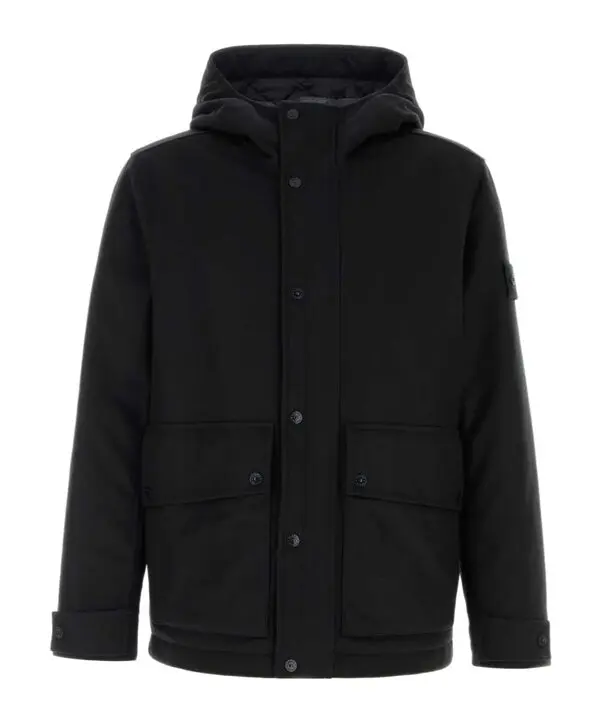Stone Island Long-sleeve Jacket - Black