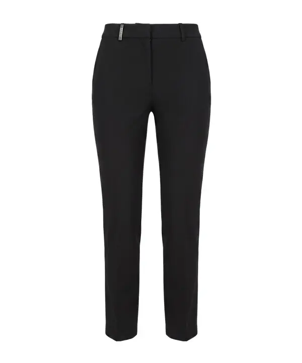 Peserico Slim-fit Trousers With Belt Loops