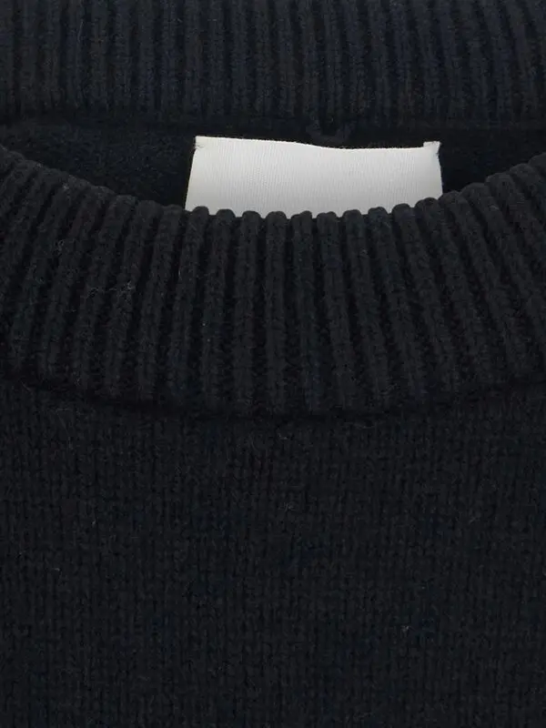 LISA YANG Doria Scoop-neck Ribbed-trim Sweater
