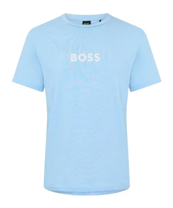 Hugo Boss Casual Solidcolor Tshirt - Blue