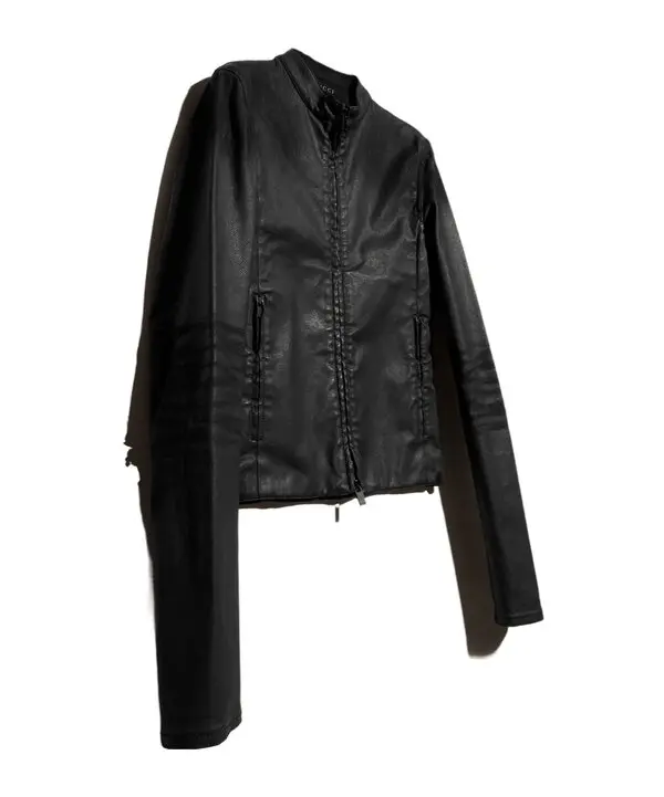 Gucci Coated Stretch Cotton Twill Denim Jacket