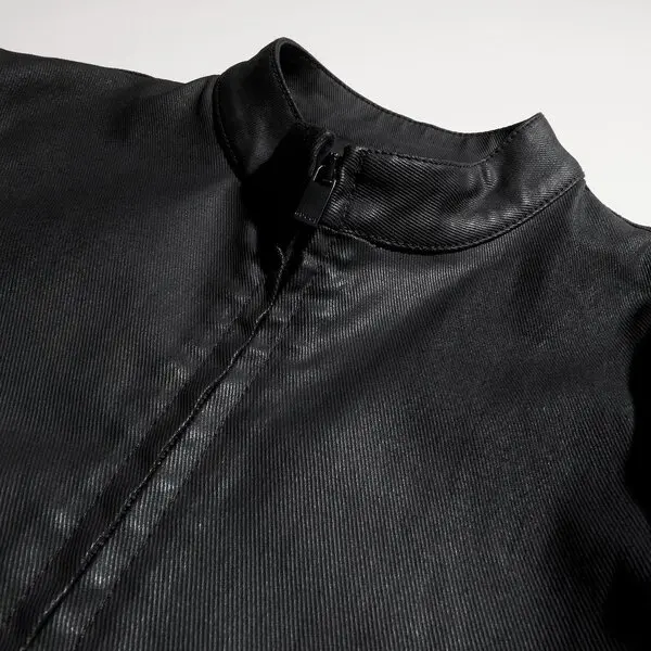 Gucci Coated Stretch Cotton Twill Denim Jacket