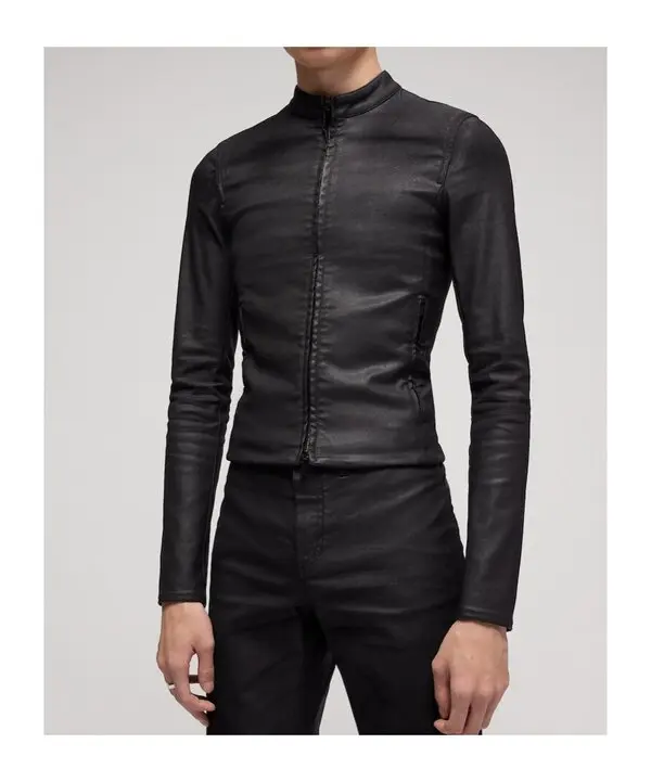 Gucci Coated Stretch Cotton Twill Denim Jacket