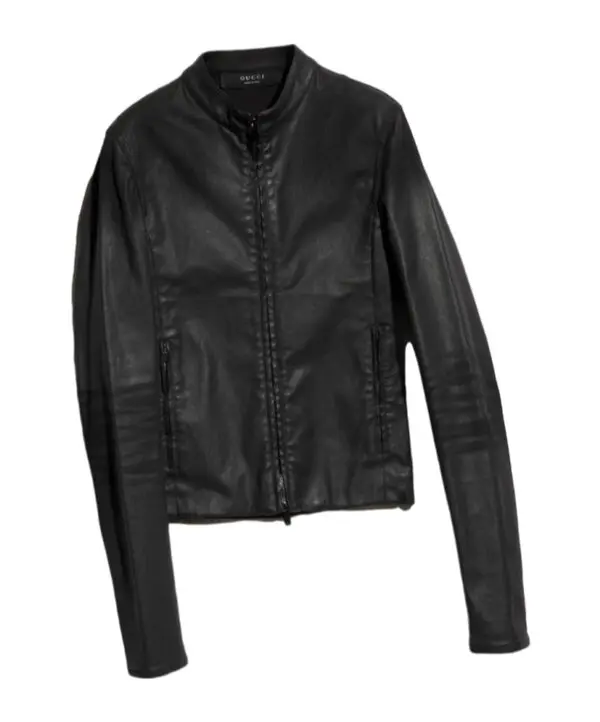 Gucci Coated Stretch Cotton Twill Denim Jacket