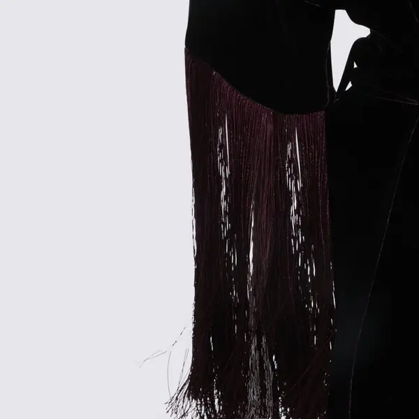Antonelli Firenze Fringed Belted Kimono Jacket