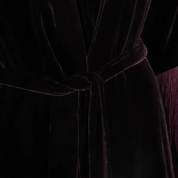Antonelli Firenze Fringed Belted Kimono Jacket