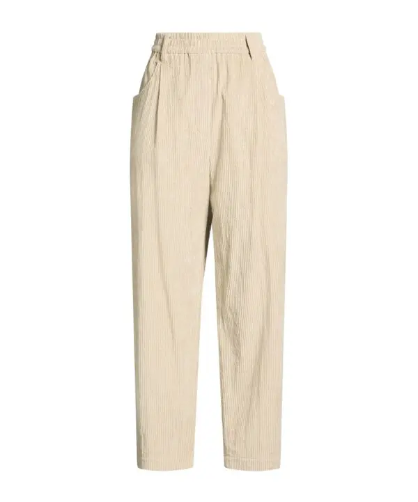 Brunello Cucinelli Tapered Corduroy Pants - Beige