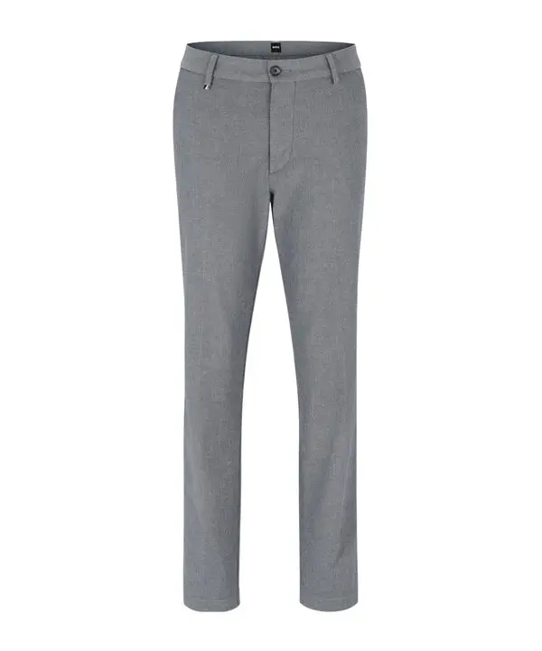 Hugo Boss Heather Grey Smartcasual Trousers - Blue