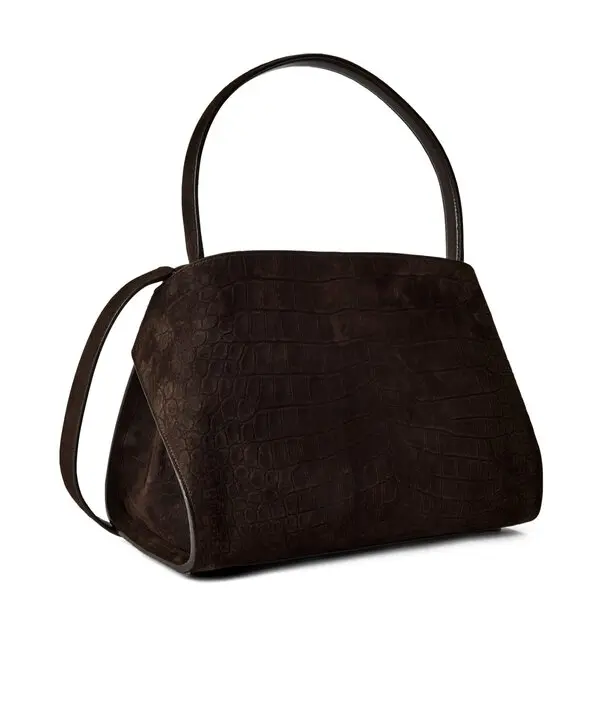 FERRAGAMO Solid Color Top Handle Bag