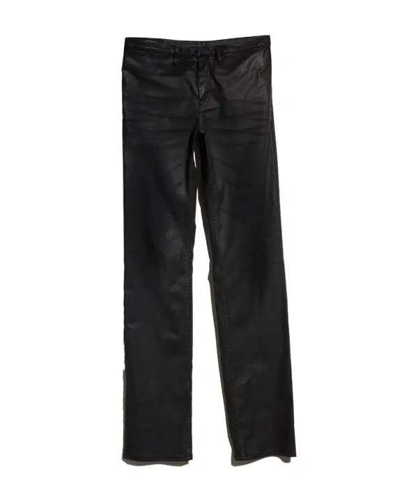 Gucci Coated Stretch Cotton Twill Denim Pants - Black