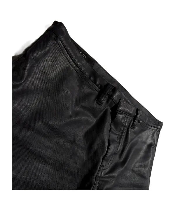 Gucci Coated Stretch Cotton Twill Denim Pants