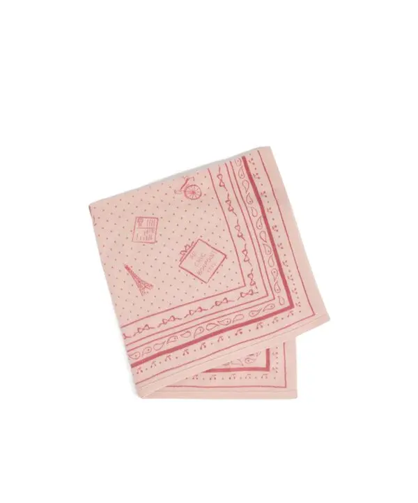 Bonpoint Marcy Paisley-print Scarf - Pink