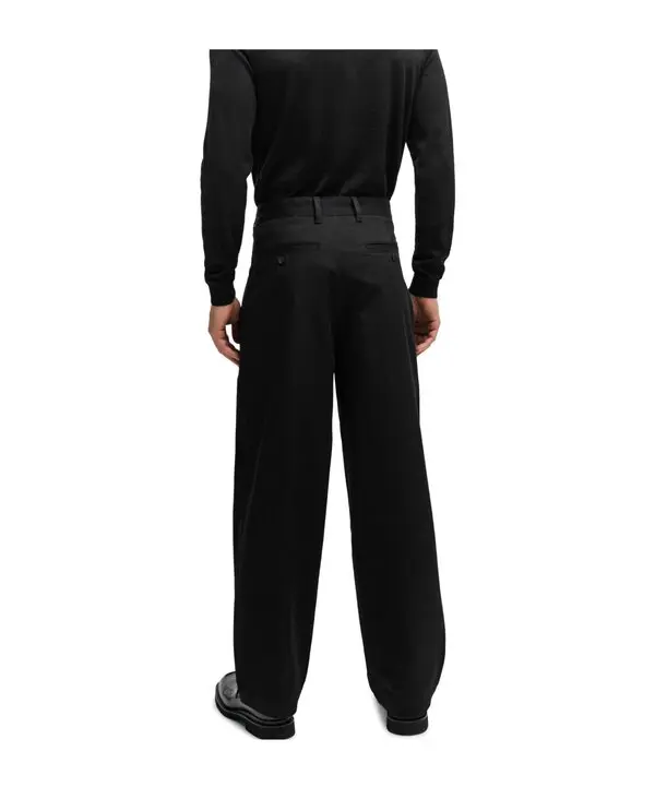Hugo Boss Pleated Wideleg Trousers