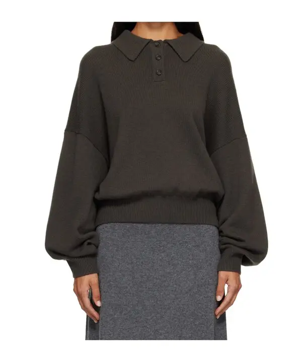 LISA YANG Polo-collar Sweater
