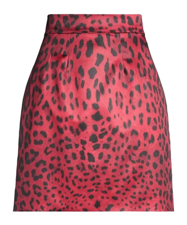 Dolce & Gabbana Leopard Print Stretch Skirt