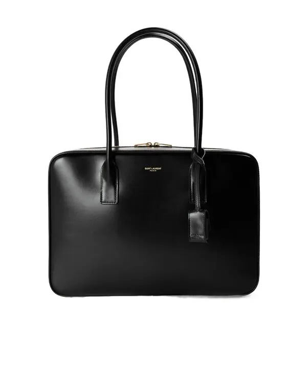 Saint Laurent Bauletto Top Handle Bag - Black