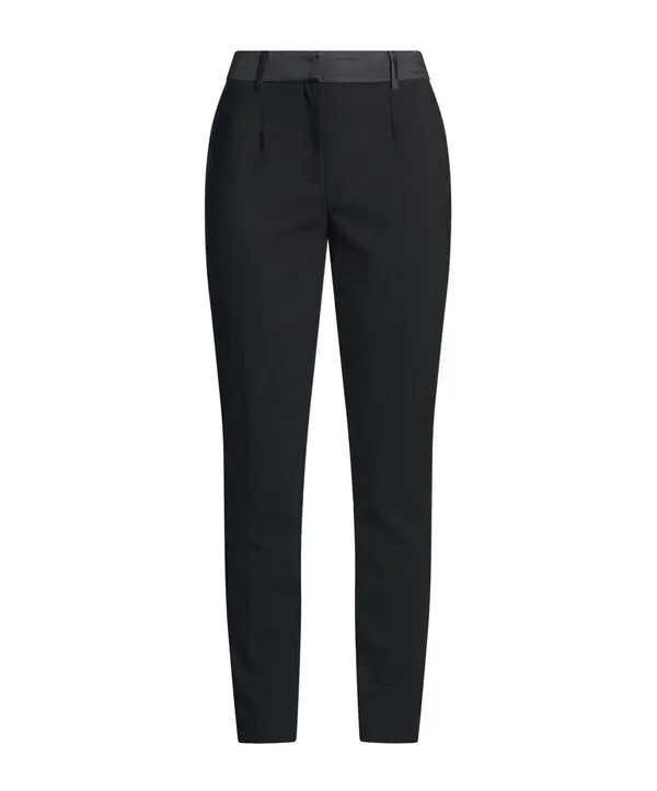 Dolce & Gabbana Slim-fit Wool Dress Pants - Black