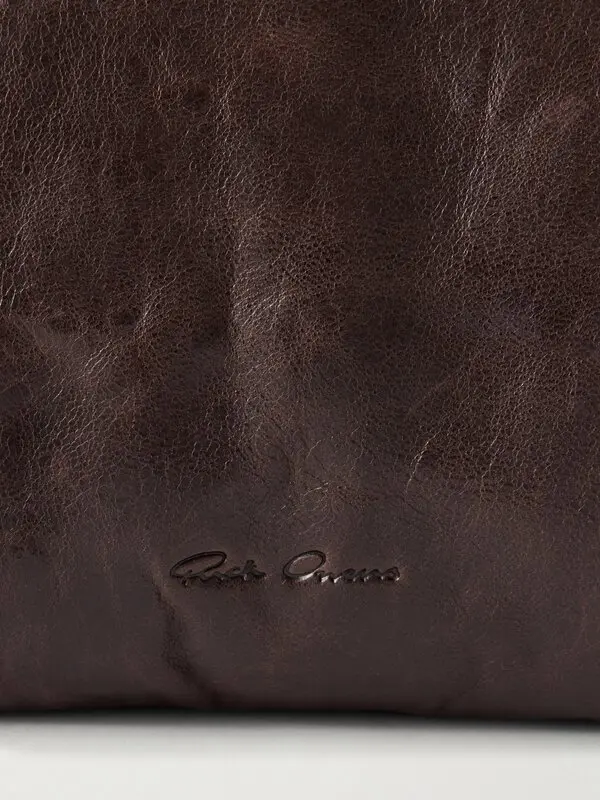 Rick Owens Crinkled Leather Clutch