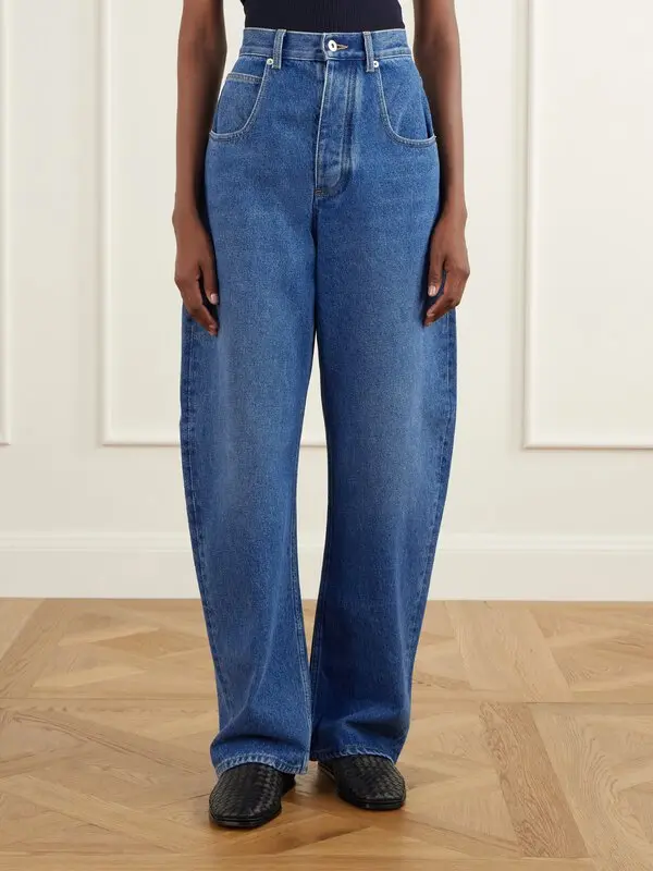 Bottega Veneta High-rise Barrel-leg Jeans