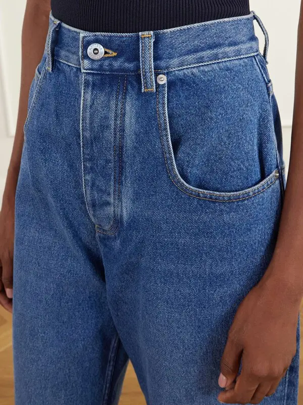 Bottega Veneta High-rise Barrel-leg Jeans