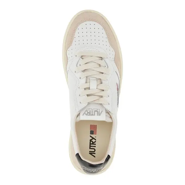 AUTRY Medalist Low Leather Sneakers - White