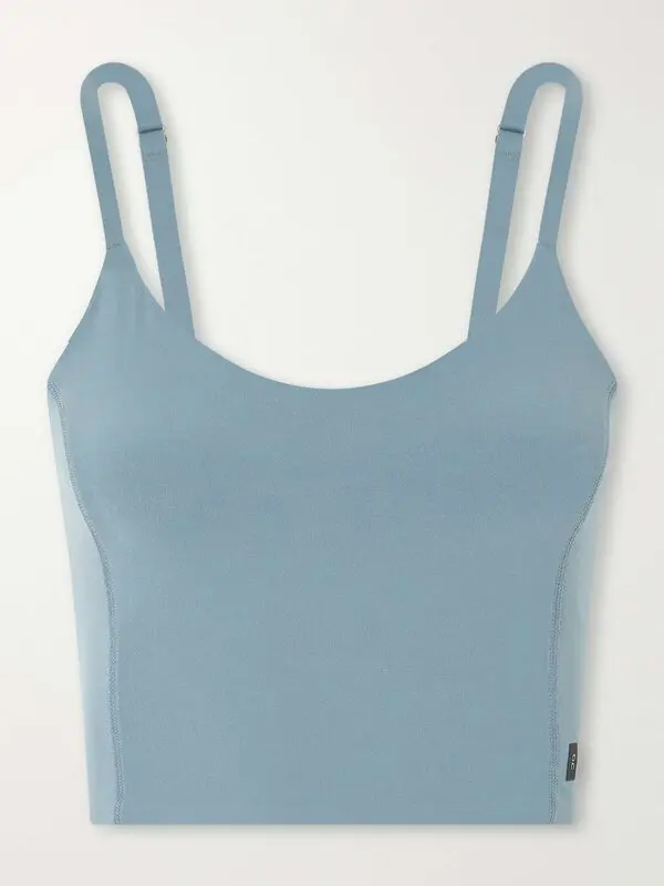 On Studio Cropped Sensetec™ Top - Green