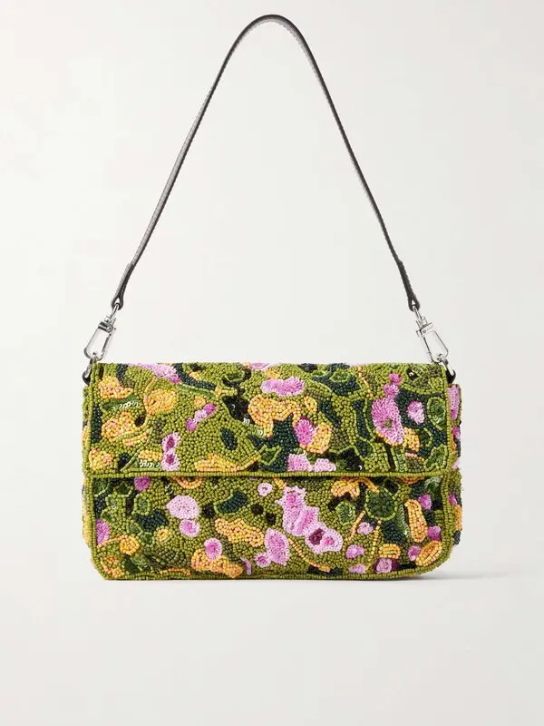 Staud Timmy Beaded Shoulder Bag