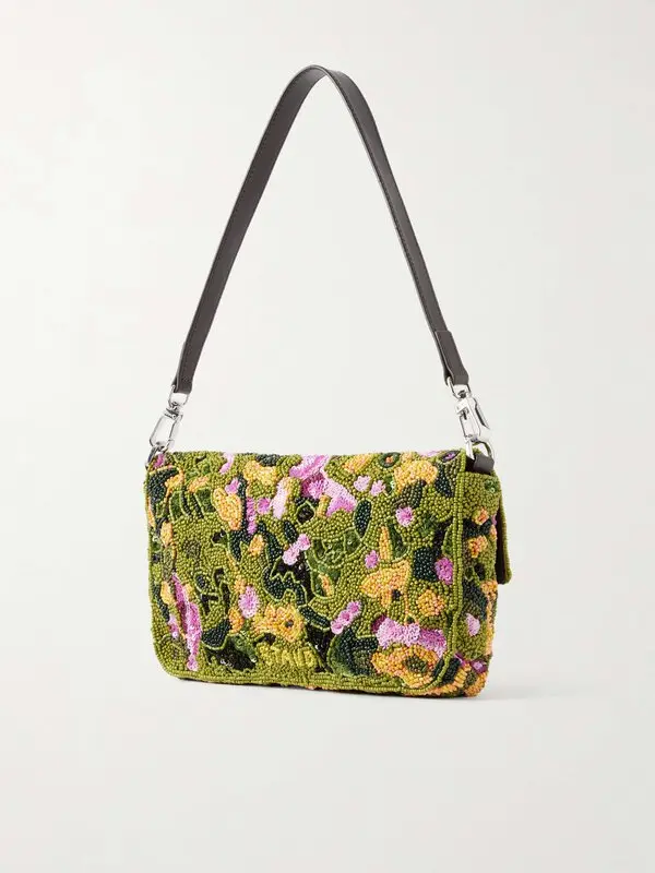 Staud Timmy Beaded Shoulder Bag