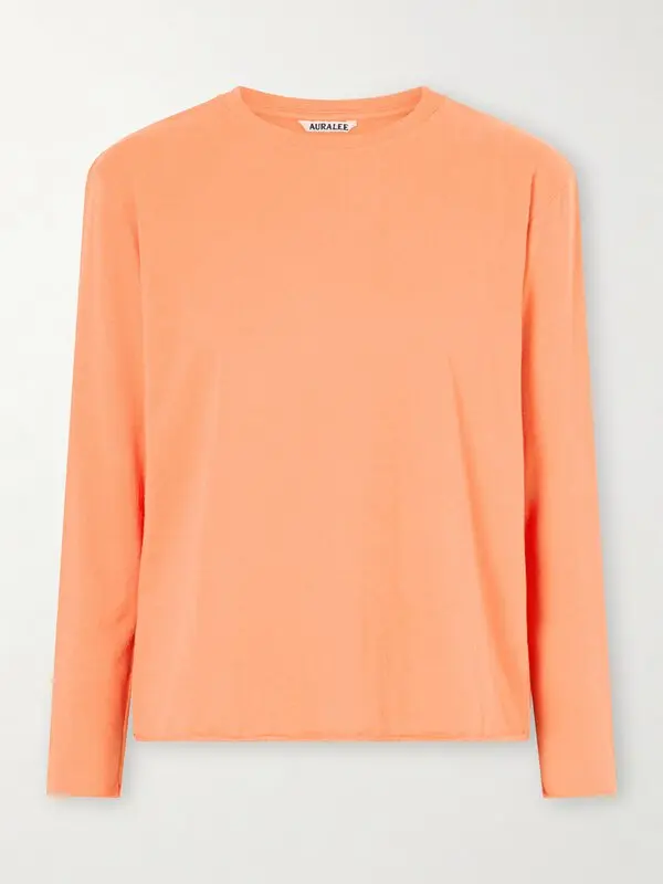 Auralee T-shirt - Orange