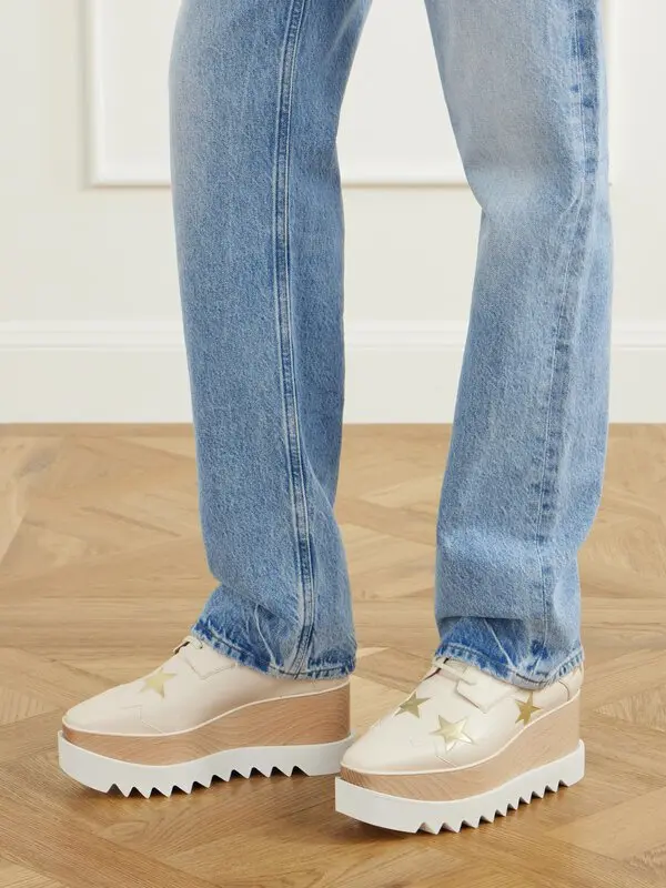 Stella McCartney Elyse Star Platform Sneakers