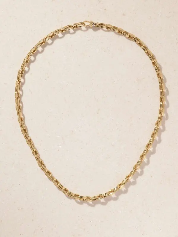 LUCY DELIUS Siren 14-karat Diamond Necklace - Gold