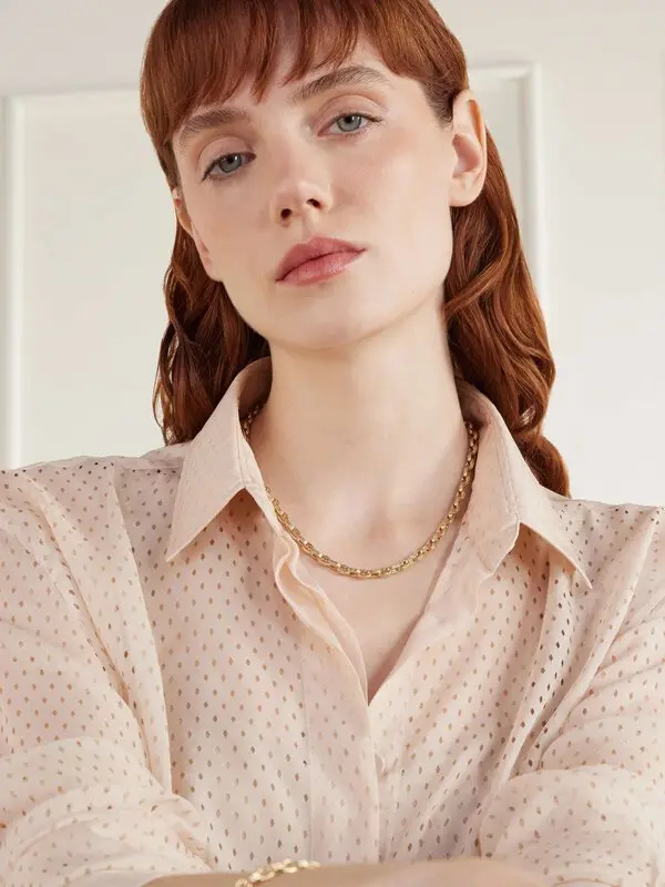 LUCY DELIUS Siren 14-karat Diamond Necklace