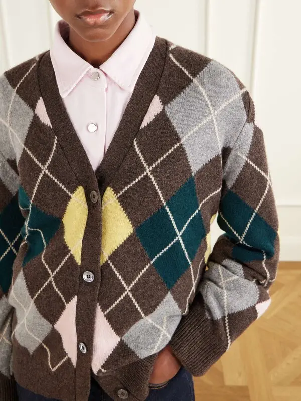 &daughter Ava Argyle Wool Cardigan