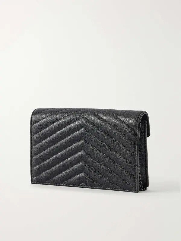 Saint Laurent Cassandre Mini Matelassé Leather Shoulder Bag