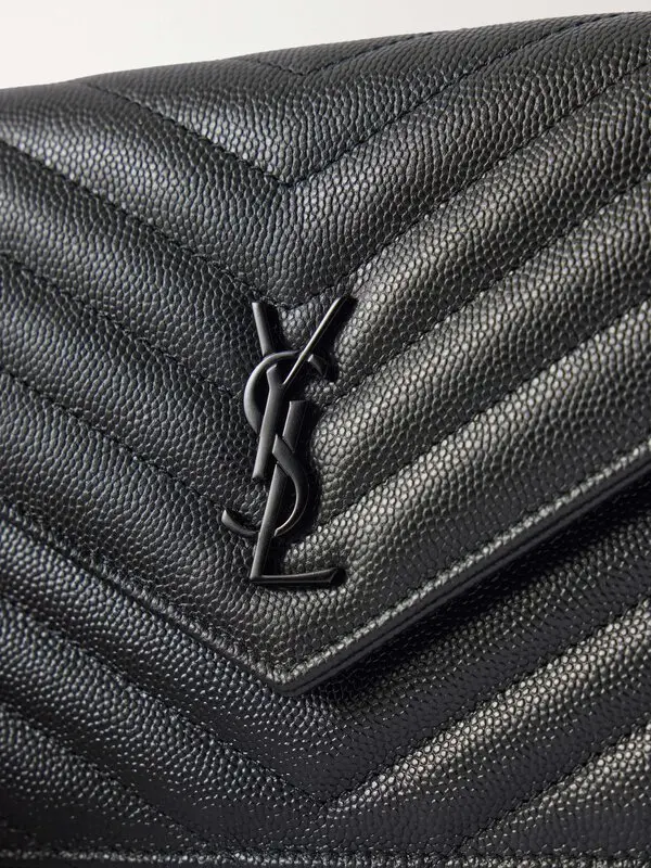 Saint Laurent Cassandre Mini Matelassé Leather Shoulder Bag
